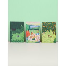 ANF 일러스트 엽서 -초록초록 3종 - SSG.COM