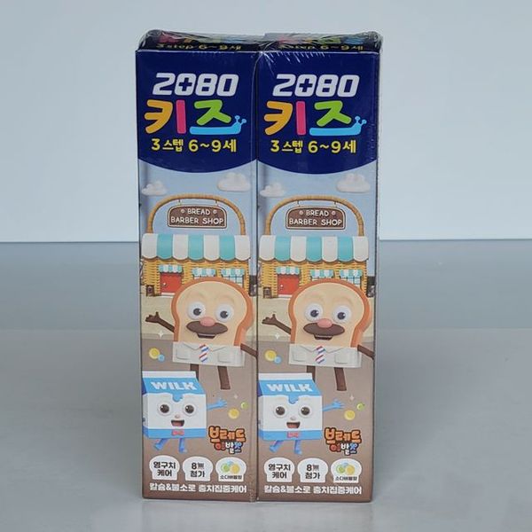 애경 키즈 치약 2080 3스텝 75g2입 X ( 3매입 ) - SSG.COM