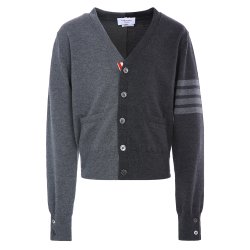 [국내/당일]23SS KKC012F Y1003 035 톰브라운 투톤 메리노 울 가디건 4A - SSG.COM