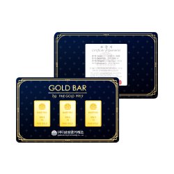 [삼성금거래소] 1+1+1 프레스 골드바 3g - SSG.COM