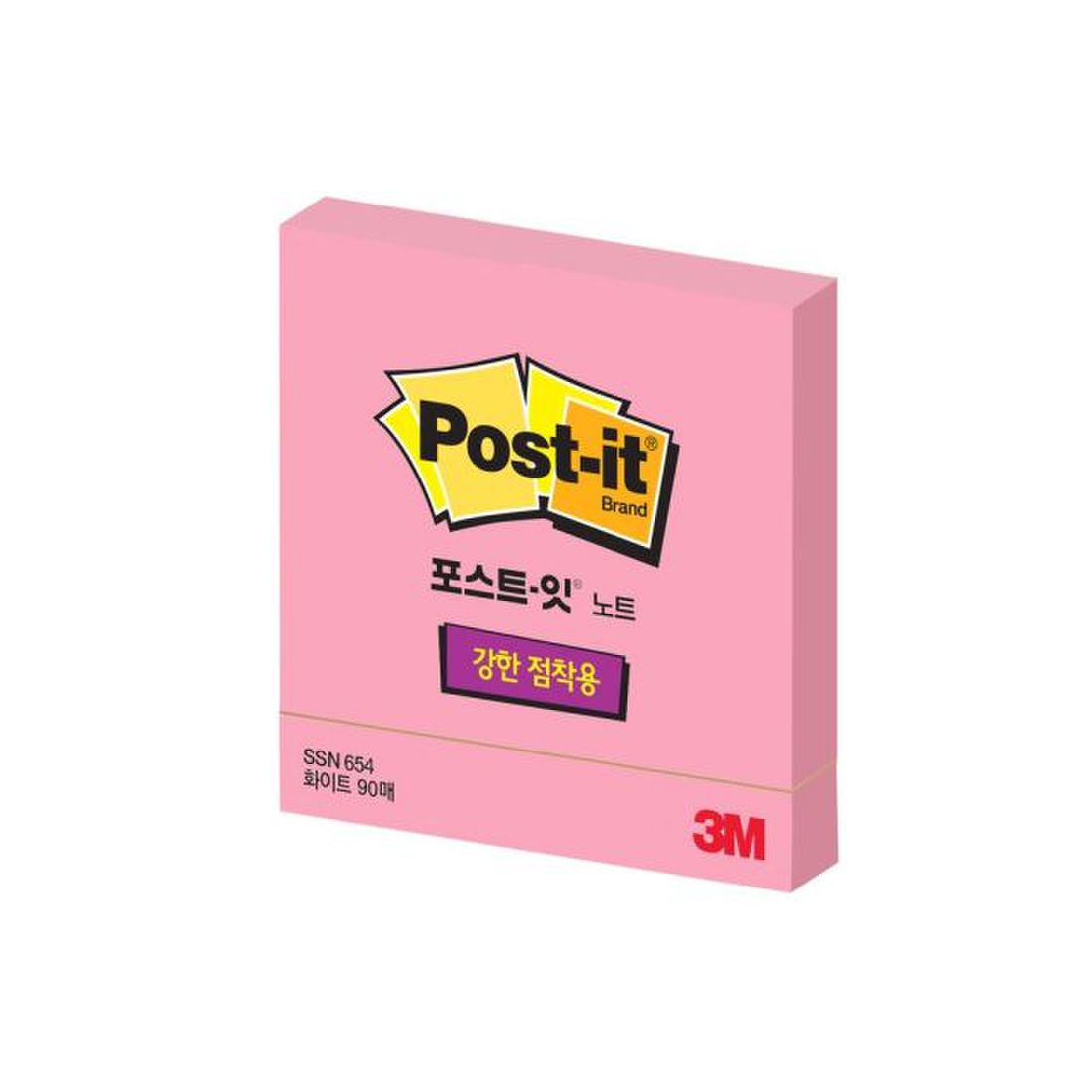3M 포스트잇 강한점착용 SSN 654 네온핑크 76x76mm, 이마트몰, 당신과 가장 가까운 이마트