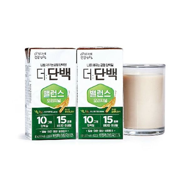빙그레 더단백 밸런스 영양 밸런스 오리지널 190ml x 32팩 (총 2박스)[32931573] - SSG.COM