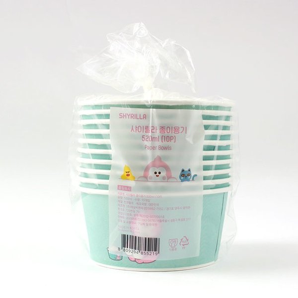 샤이릴라 종이용기 520ml (10p) - SSG.COM