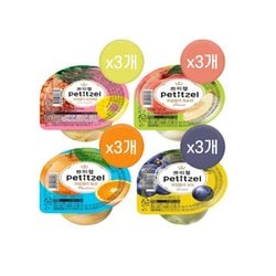 CJ 쁘띠첼 과일젤리 파인애플 90g 3개+복숭아 90g 3개+밀감 90g 3개+포도 90g 3개 - SSG.COM