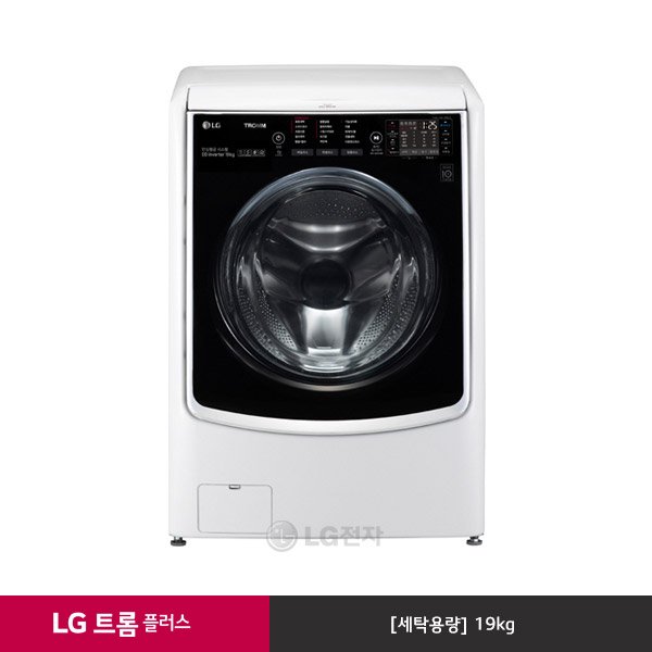 [LG전자] LG 트롬플러스 드럼세탁기 화이트 F19WBW (19kg) - SSG.COM