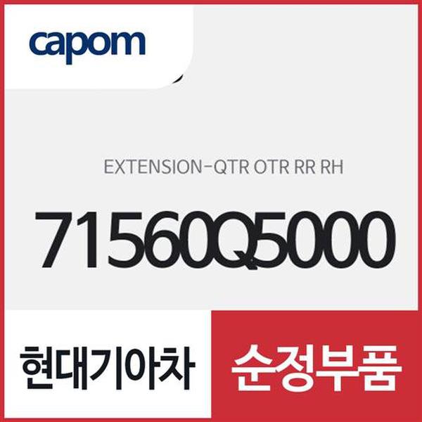 쿼터 외측 리어 우측 익스텐션 (71560Q5000) 셀토스 - SSG.COM