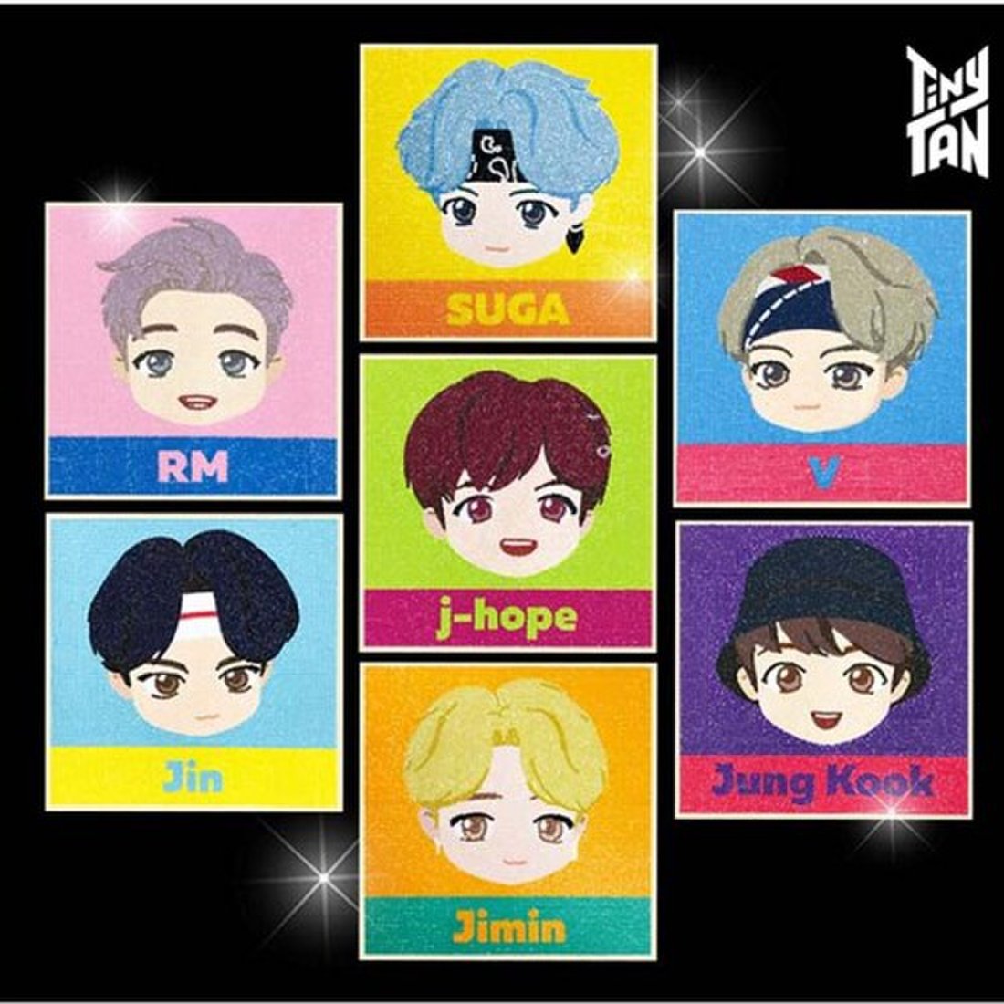 타이니탄 BTS 보석십자수 큐빅페인팅 BASIC 시리즈 25x25(cm), 믿고 사는 즐거움 SSG.COM