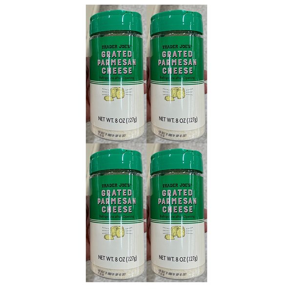 [해외직구]트레이더조 그레이드 파마산 치즈가루 227g 4팩/ Trader Joe`s Grated Parmesan Cheese ...