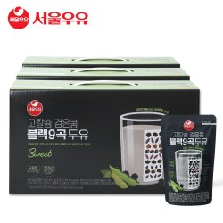 서울우유 고칼슘 검은콩 블랙9곡 두유 190ml 60팩, 믿고 사는 즐거움 SSG.COM