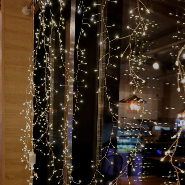 공간이 화려해지는 미리내 커튼전구400P(컨버터포함) 카페조명 매장조명 - SSG.COM