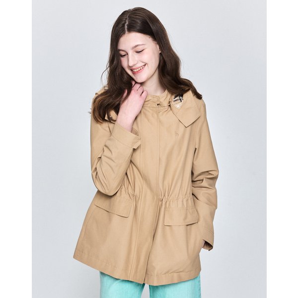 [25SS] 후드 하프 야상 점퍼 베이지 HSJU5BC21I2 - SSG.COM