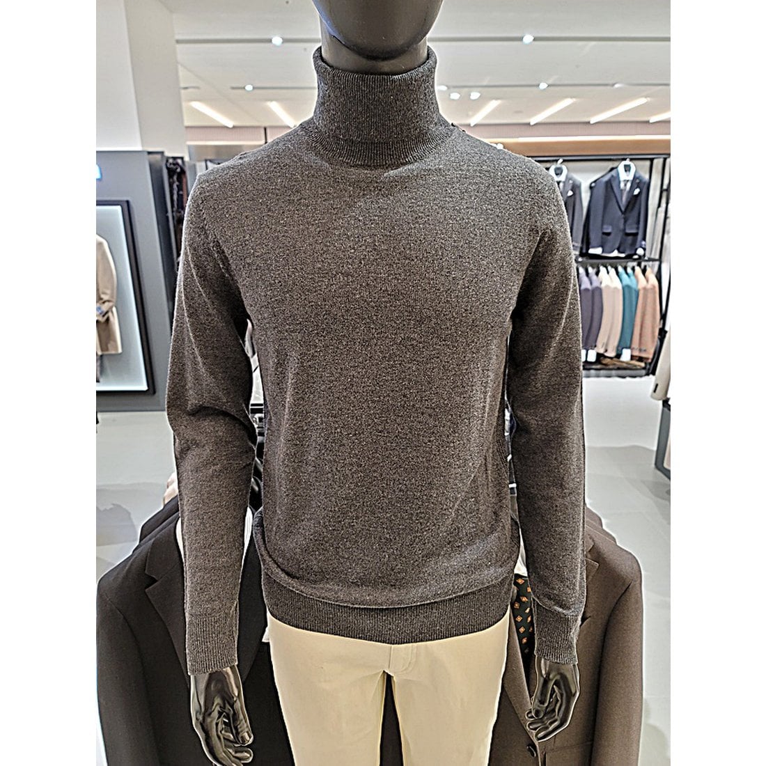 21FW 챠콜 캐시미어 데일리 목폴라 (JCY10L099), 신세계백화점