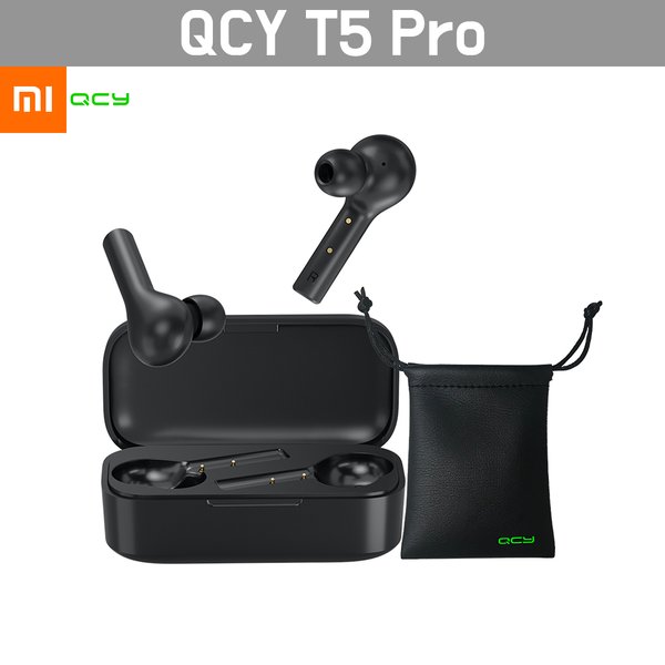 [해외직구]최신상 QCY T5 pro 블루투스 스마트 무선 이어폰/파우치 포함/재고보유/게임모드/35시간 최장 항속 - SSG.COM