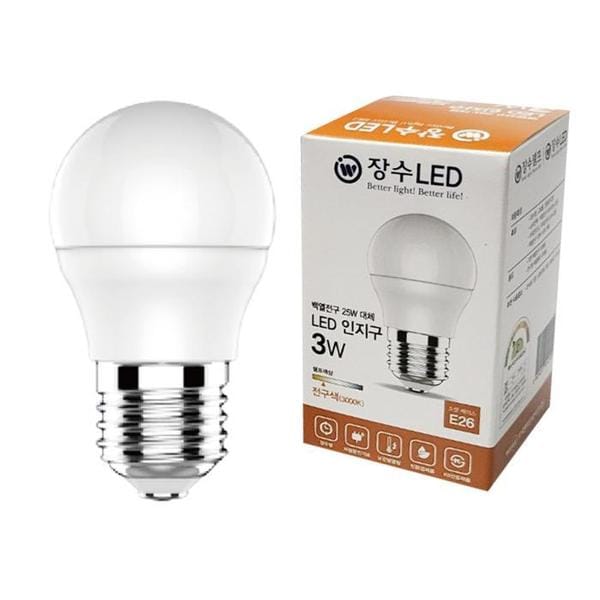 장수램프 LED 인지구 E26 전구색 인치구 인지구 (S11122151) - SSG.COM