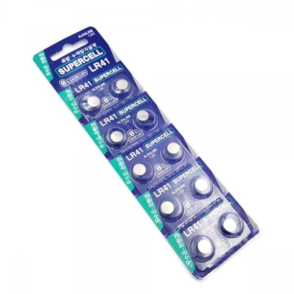 건전지 동그란 RW87 GP192 SR41 AG3 L736 1.5V LR41 X ( 4매입 ) - SSG.COM