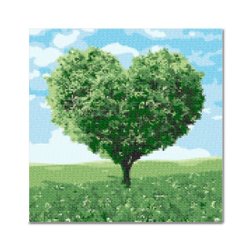 1300K DIY 보석십자수 푸른하트나무 BE19 25x25 - SSG.COM