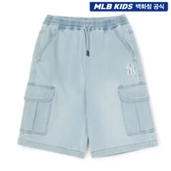 (백화점 공식) 25SS 져지데님 5부 카고 팬츠 NY (L.Blue) 7ADPB0853-50BLL - SSG.COM