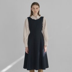 울 하트넥 플레어 원피스(OP-5994) - SSG.COM