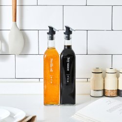 WOW 사각 오일병 2P세트 250ml(스티커포함) - SSG.COM