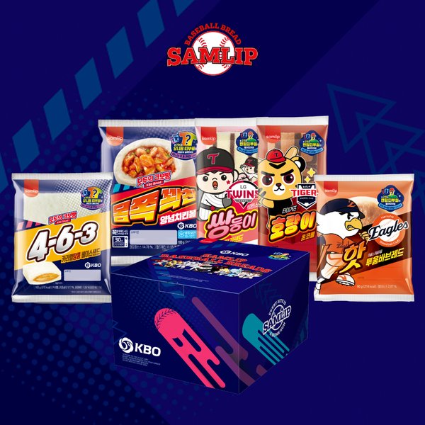 [한정판 박스] 삼립 X KBO NEW모두의크보빵 외 10봉 - SSG.COM
