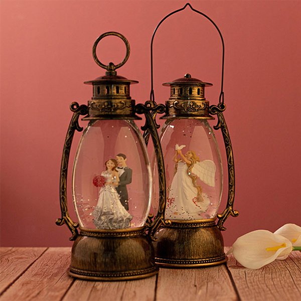 DQ-160앤틱 랜턴 LED 오르골 2type 선물 워터볼-리빙톡톡 - SSG.COM