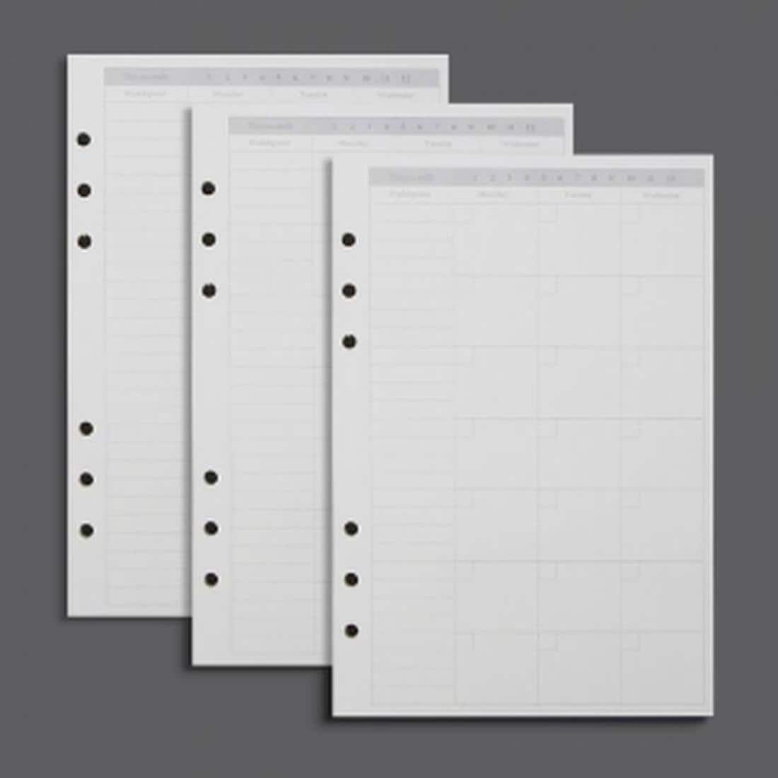 포켓 스토리 6공 다이어리속지(A5) 월간 다이어리리필 (S11225282), 믿고 사는 즐거움 SSG.COM