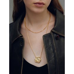 Bumpy Round Layered Necklace_VH239ONE005B - SSG.COM