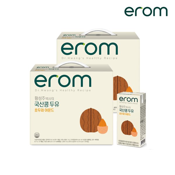 이롬 황성주 박사의 국산콩두유 호두와아몬드 190ml x 40팩 - SSG.COM