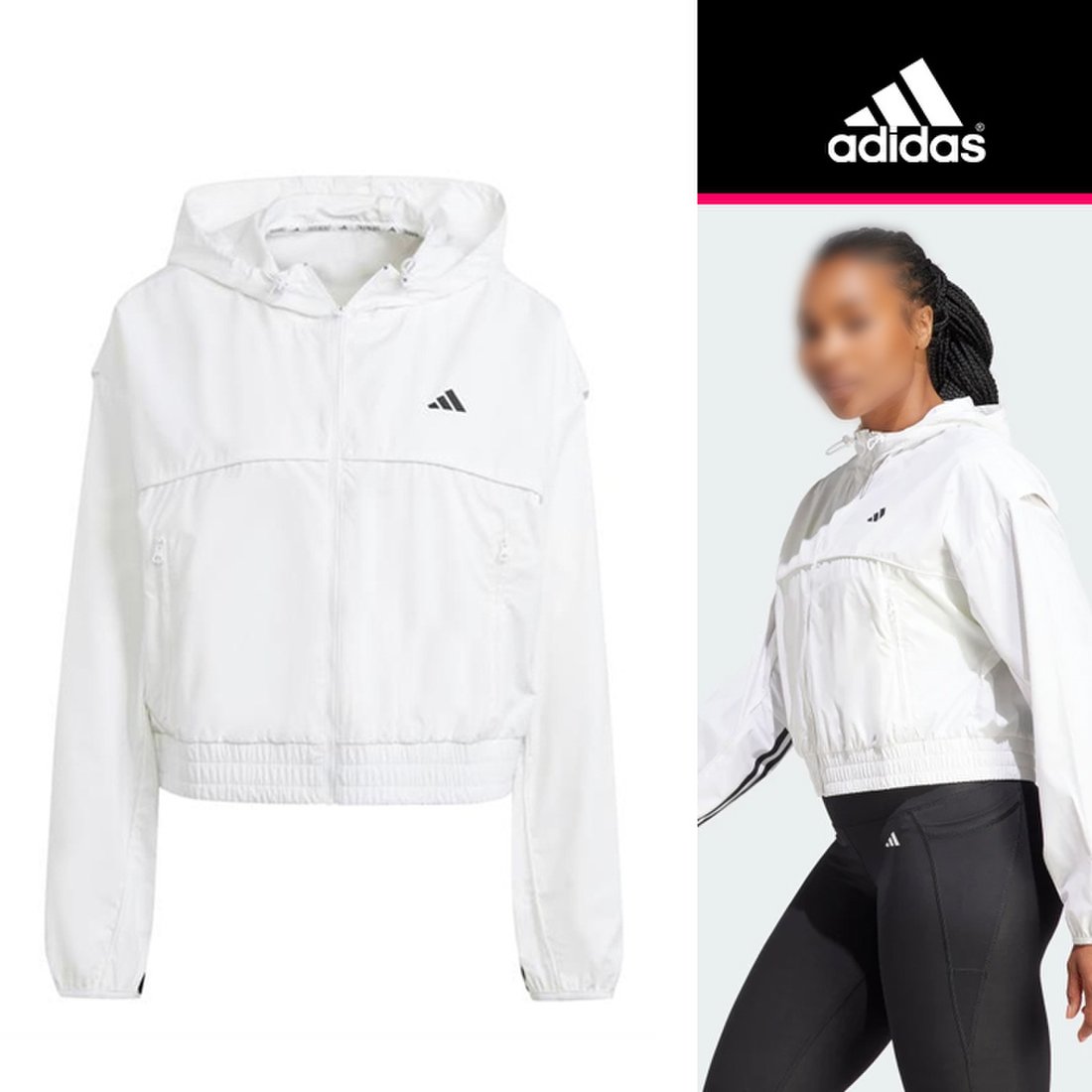 e아디다스 우먼스 하이퍼글램 윈드 브레이커(IL6976), 믿고 사는 즐거움 SSG.COM