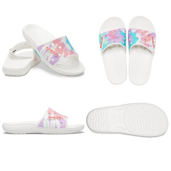 [CROCS] 206520-6SN 클래식 타이다이 슬라이드 (프레스코/멀티) - SSG.COM
