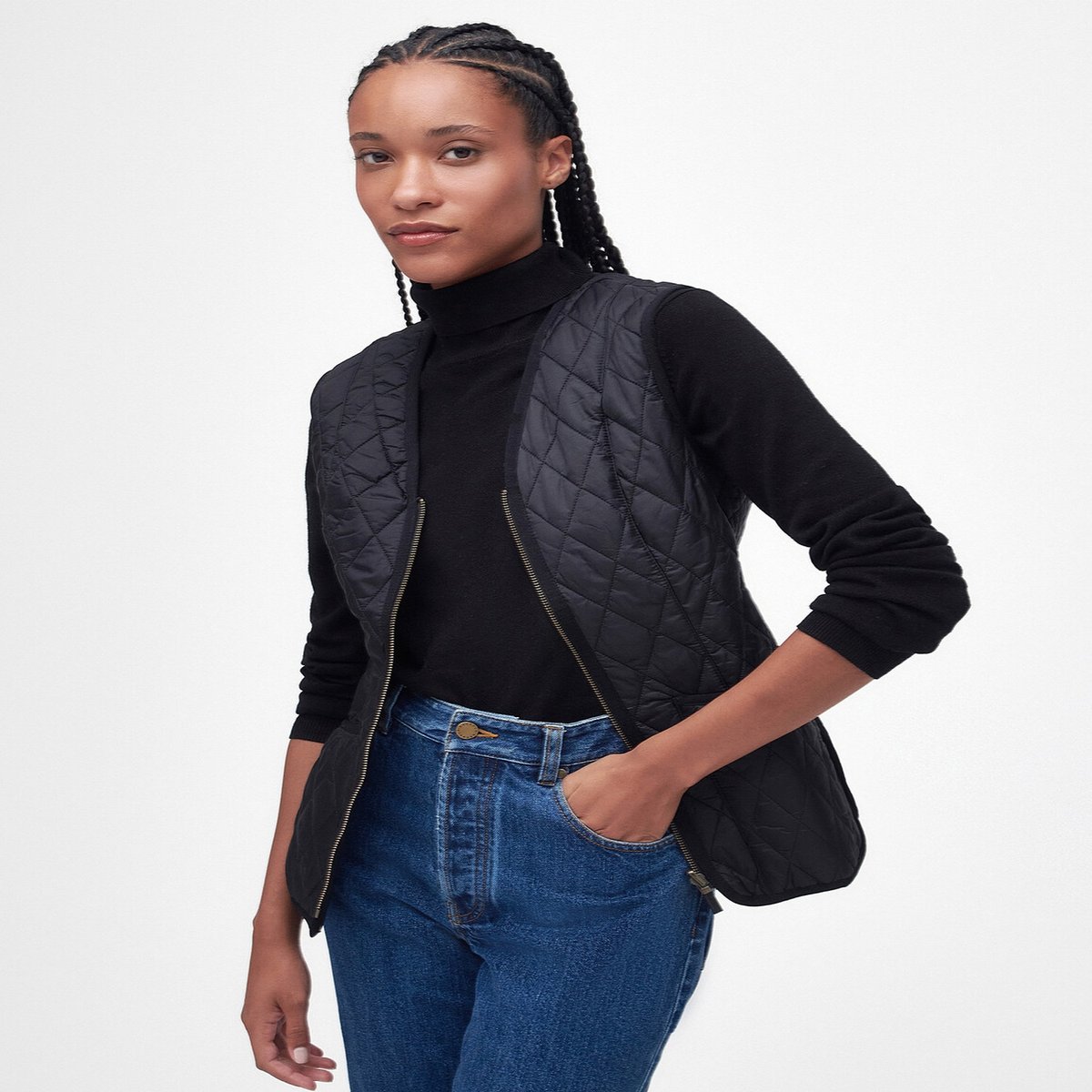 [24FW] 여성 블랙 Betty Interactive 베스트 (URJA4F310BK) - SSG.COM