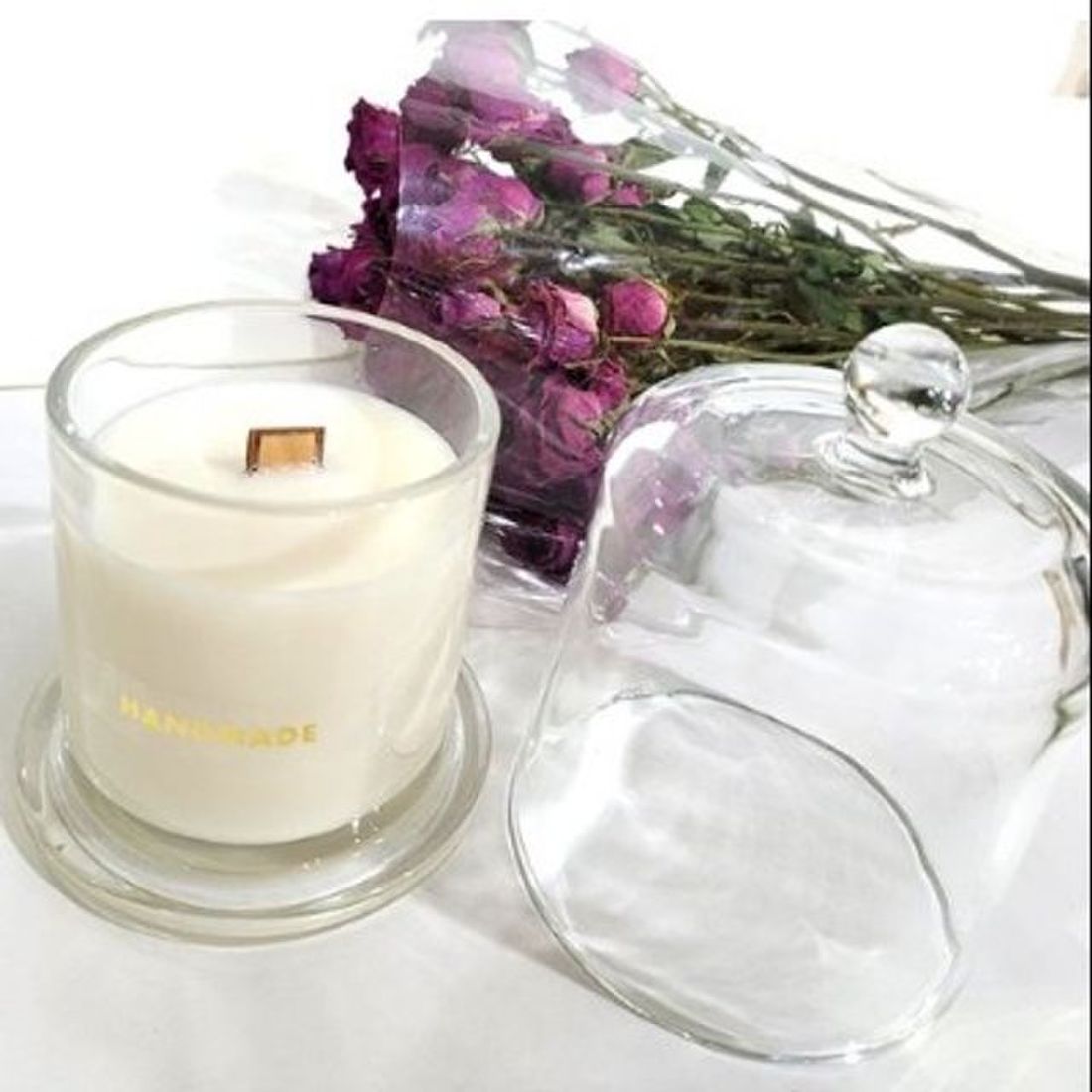 캔들 용기 유리 돔 세트 덮개 뚜껑 커버 재료 210ml, 믿고 사는 즐거움 SSG.COM