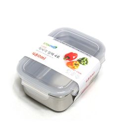 스텐맘 직사각밀폐용기4호480ml찬통스텐레스 - SSG.COM