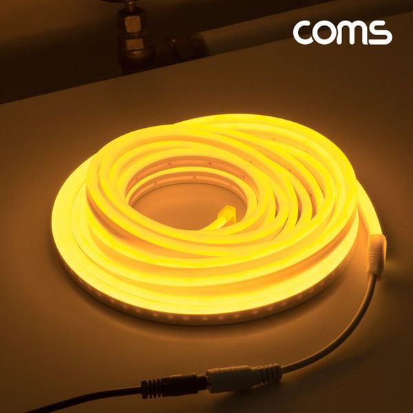 줄띠옐로우 DC COMS 논네온 LED 램프 12V 5M - SSG.COM