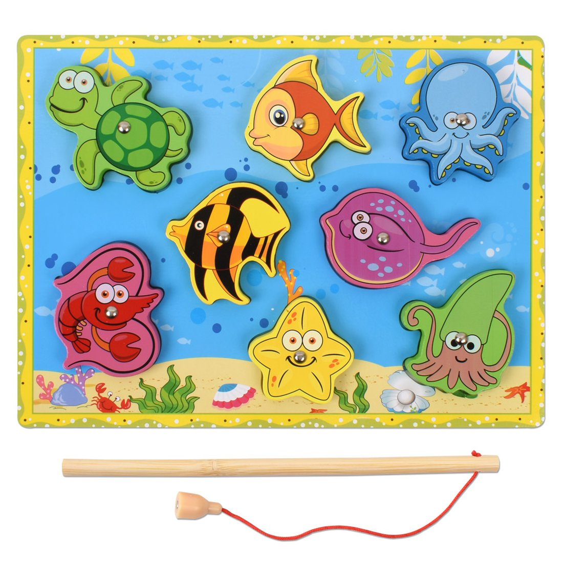 R 우드벨 바다 입체 자석 낚시놀이 불가사리 5783c 퍼즐 물고기 자석낚시, 믿고 사는 즐거움 SSG.COM