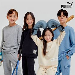 [PUMA] 22FW 푸마키즈 맨투맨 조거팬츠 트레이닝 셋업 4컬러 택1[32244870] - SSG.COM