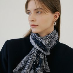 lace paisley cottton scarf (3color) - SSG.COM