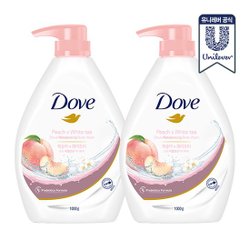 라이트 샤워 화이트 피치 바디워시 1L 2개 - SSG.COM