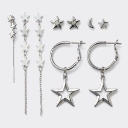 GU 스타 귀걸이 세트 5P - SSG.COM