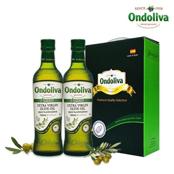 [온돌리바] 엑스트라버진 올리브유 500ml 2P세트 (24년9월까지) - SSG.COM