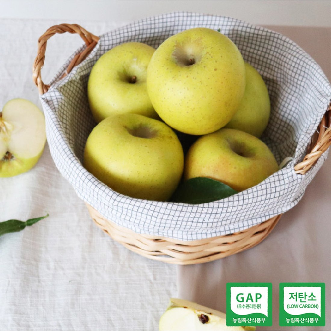 [이슬마루] GAP 저탄소 황금사과 시나노골드 흠과 3kg(10~13과), 믿고 사는 즐거움 SSG.COM