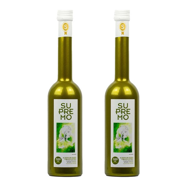스페인 SUPREMO Cornezuelo Extra Virgin Olive Oil 수프리모 엑스트라버진 올리브오일 500ml 2 ...