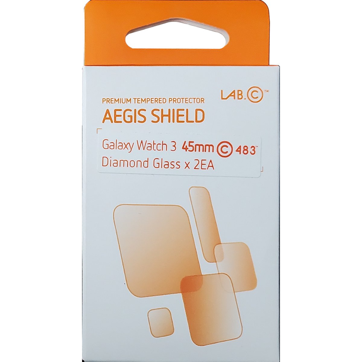 LAB.C 갤럭시워치 보호필름x2[Gleass,45mm] - SSG.COM