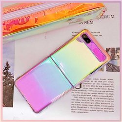 삼성 갤럭시Z플립/Z플립2 5G 럭스 오로라 방탄 하드젤 케이스 측면젤리 전면하드 - SSG.COM