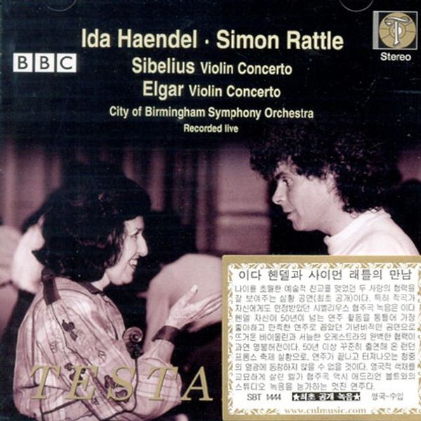 JEAN SIBELIUS/ EDWARD ELGAR - VIOLIN CONCERTOS/ IDA HAENDEL, SIMON ...