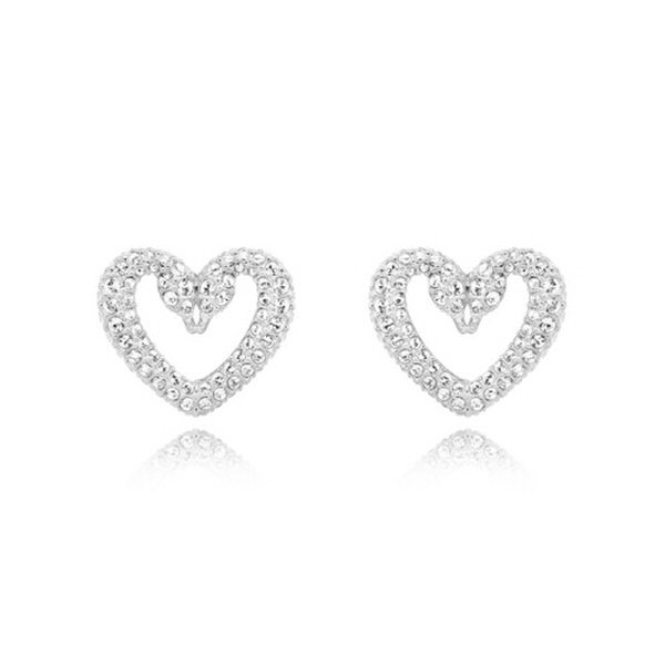 스와로브스키 5625535 Una 스몰 하트 스완 귀걸이 - SSG.COM