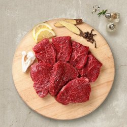 [투뿔한소] 1++ 한우 설도살 스테이크 150gx3팩 - SSG.COM