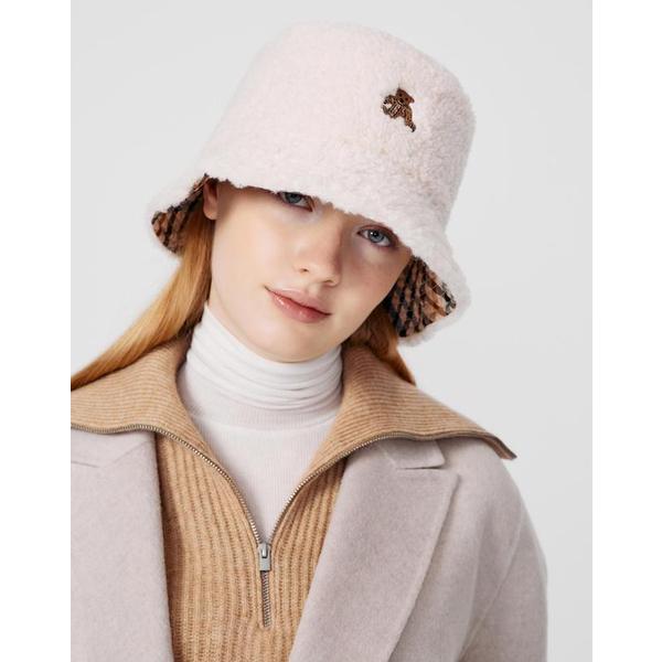 [22FW] [DAKS HAT][DAKS HAT]아이보리 곰돌이자수 부클 양 DBHE2F853IV - SSG.COM