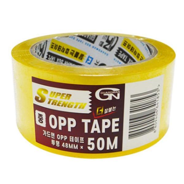 GUARDMAN OPP 박스테이프 중포장용 투명 50m (50개입) 1박스 포장테이프 (S11803831) - SSG.COM