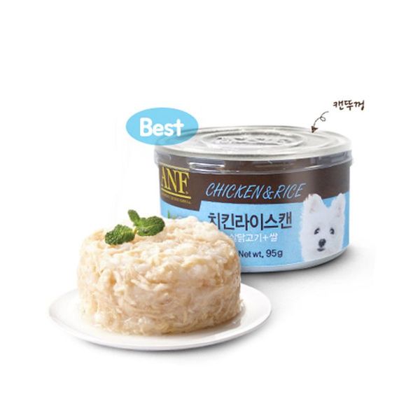 ANF 강아지캔 치킨라이스 95g x 48개 영양만점 애견캔[32458063] - SSG.COM